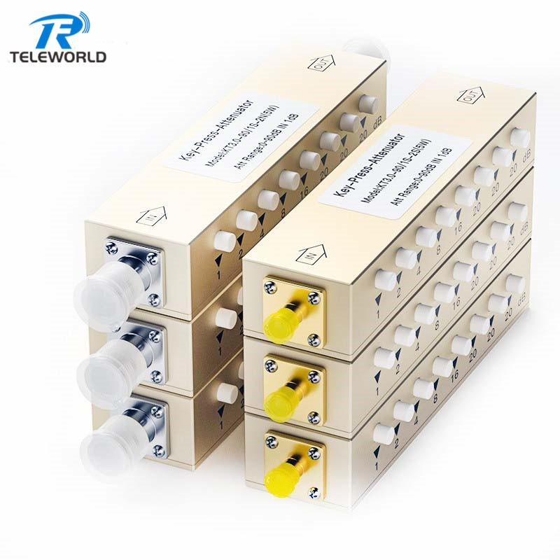 60dB Variable Attenuator|60dB Step Attenuator|60dB Push Button Attenuator|60dB Adjustable Attenuator